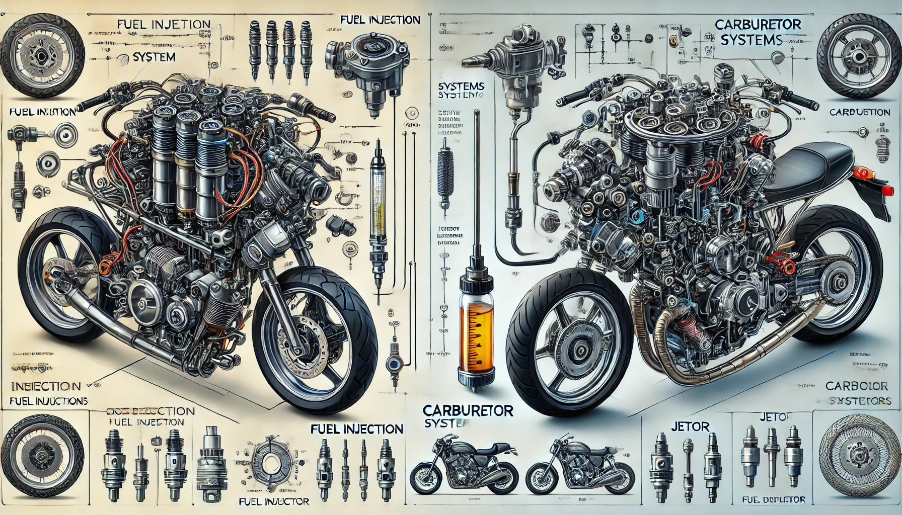 Motorcycle Electronic Fuel Injection(EFI) vs. Carburetor