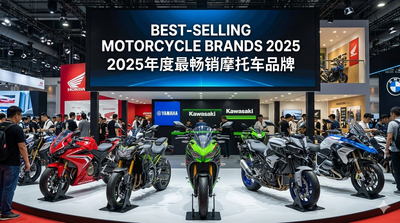 Top 10 Best-Selling Motorcycle Brands in 2025